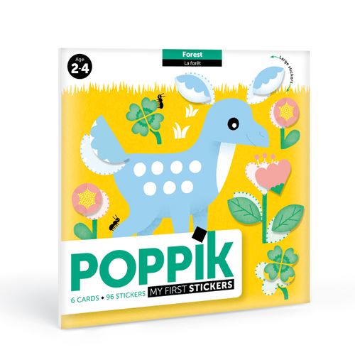 Poppik Moje prve nalepnice: Šuma 2-4
