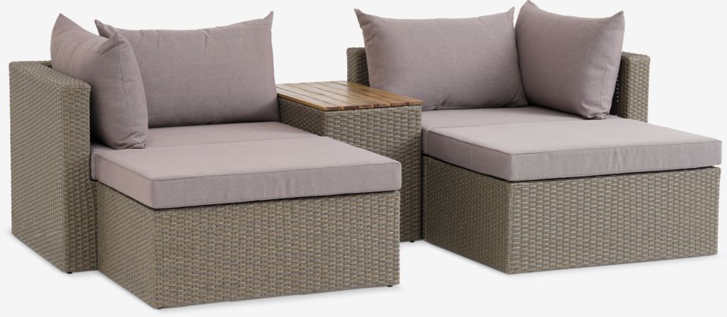 Modularna lounge garnitura ABED 4os. natur