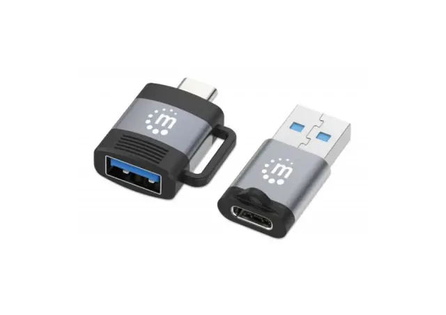 MANHATTAN Adapter 356329 USB 3.0 - USB-C M/F - F/M set 2 adaptera