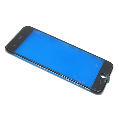 Staklo touch screen-a za Iphone 6S Plus sa frejmom, Crno