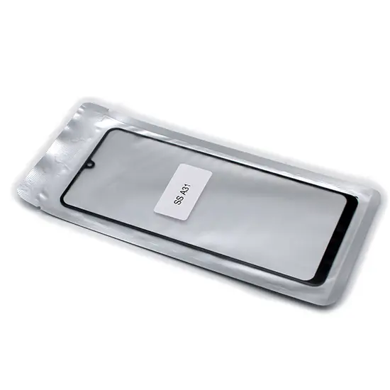 Staklo touch screen-a za Samsung A315 Galaxy A31 + OCA stiker, Crno