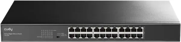 CUDY Rackmount switch GS1024L, 24 porta, Crni