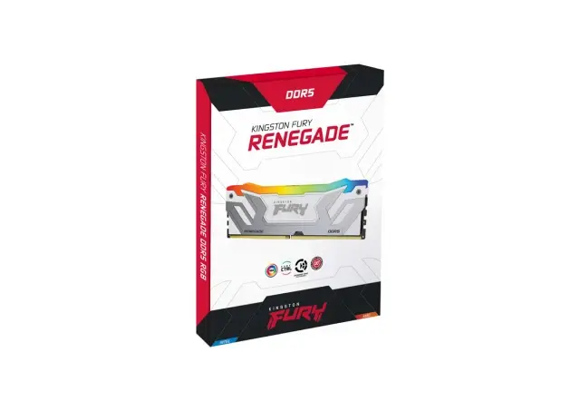 KINGSTON CUDIMM DDR5 24GB 8400MT/s KF584CU40RWA-24 FURY Renegade White RGB XMP