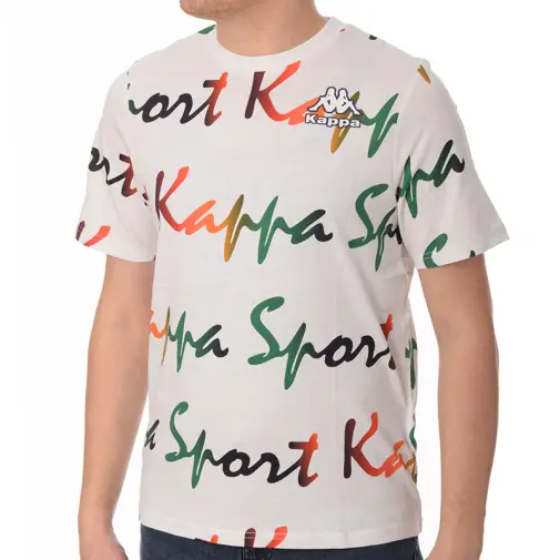 Kappa Muška majica LOGO FOGRO, Bela