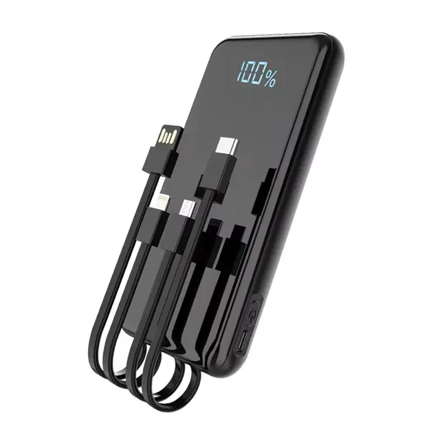 Power Bank wireless + 3u1 Aspor A305 PD 10000 mAh , Crna