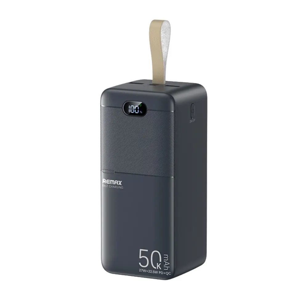 Power bank REMAX Piloteer 20W PD+22.5W 2.4A 50000mAh RPP-117 , Crna