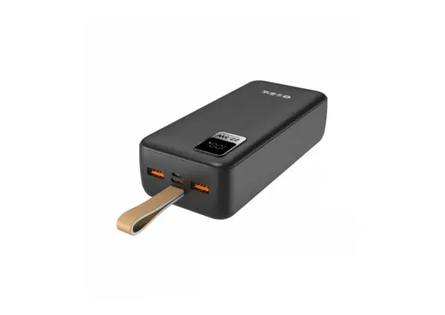 S-LINK Eksterna baterija G330, 30000mAh, PD20W, Crna