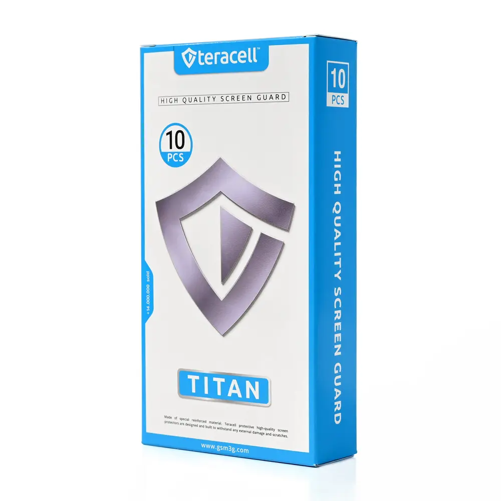 TERACELL Zaštitno staklo Titan 2.5D 10u1 za iPhone 11 Pro 5.8/X/XS, Crno