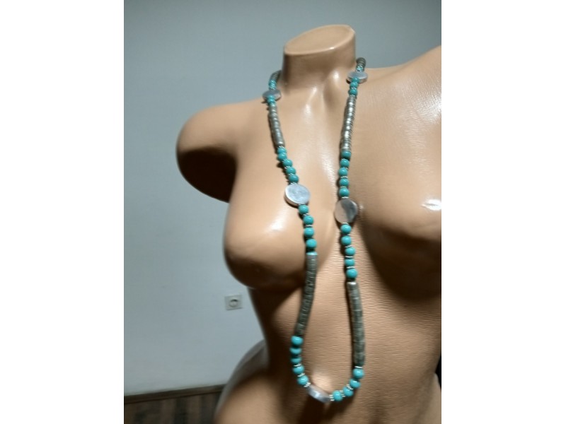 TIRKIZ I METALNE PERLE kupite 5-platite 4