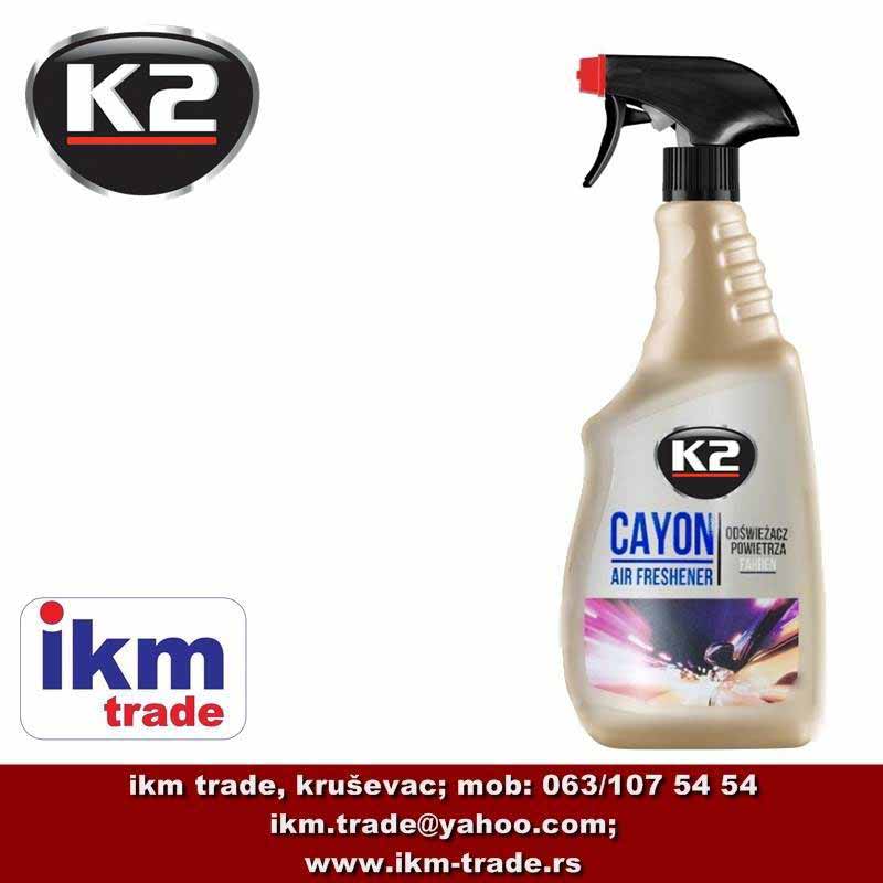 K2 DEOCAR CAYON AIR FRESHENER FAHREN – osveživač vazduha 700ml