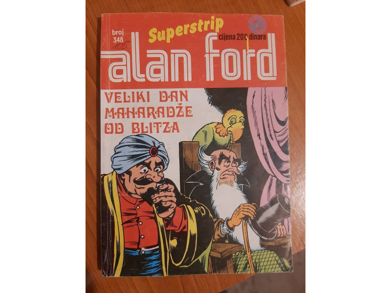 Alan Ford Vjesnik br.348- Veliki dan maharadze od blica