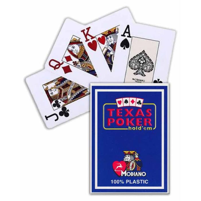 Karte Modiano - Texas Poker 2 Jumbo - Blue