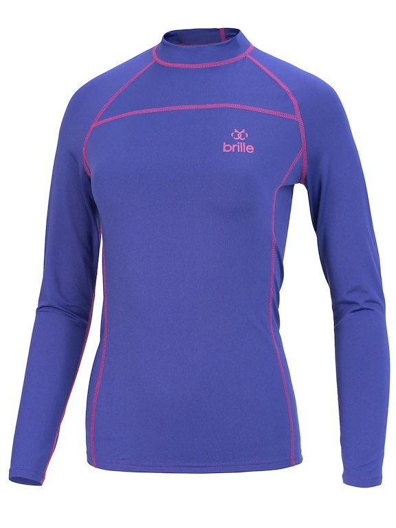 BRILLE Ženski gornji termo veš WARM Women's base layer top plavi