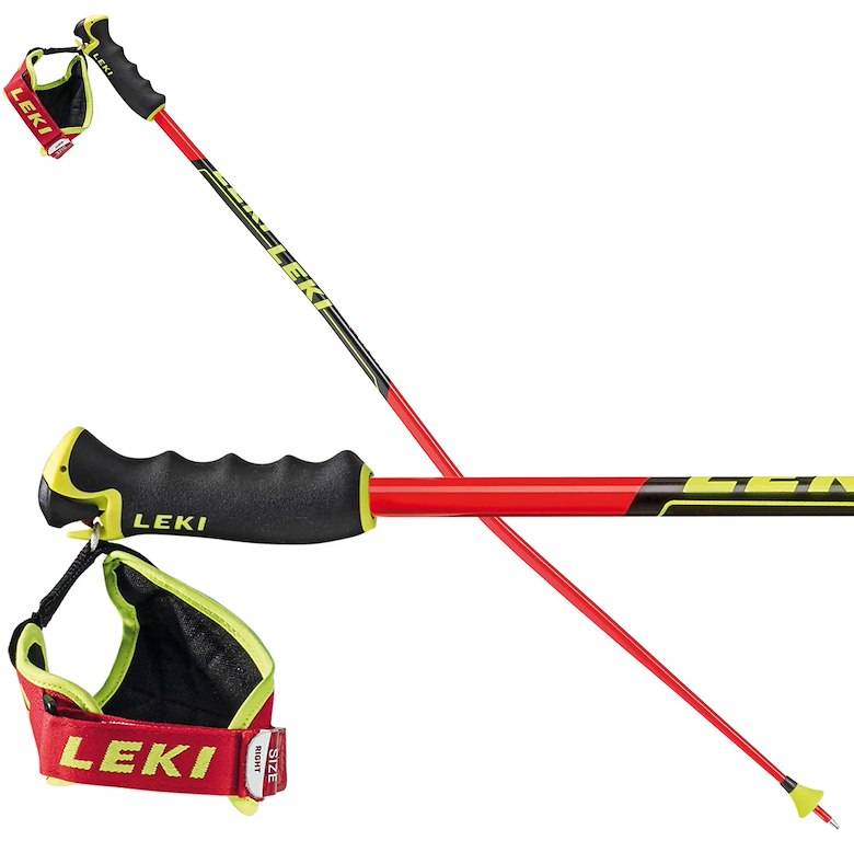 LEKI Ski štapovi World Cup Racing GS, Crveni