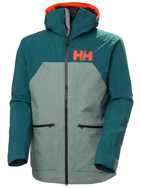 HELLY HANSEN Muška jakna za skijanje Straightline Lifaloft 2.0 JKT, Zeleno - siva