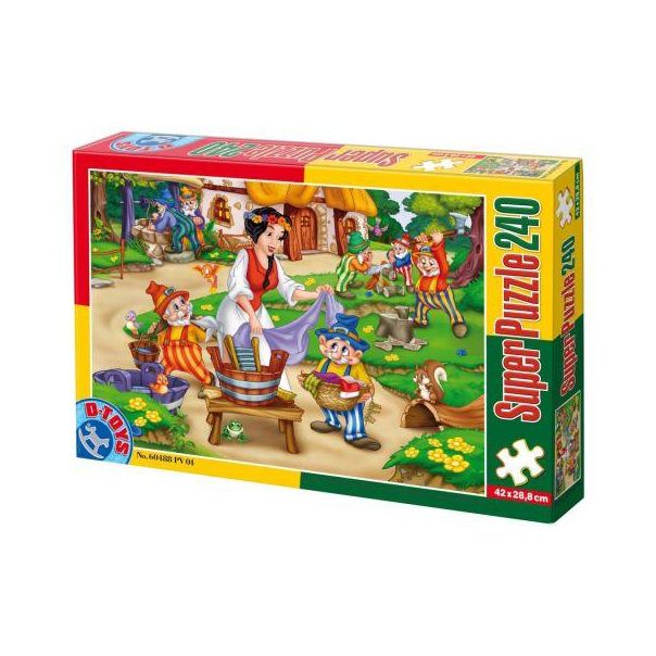 D-TOYS Puzzle Snežana i 7 patuljaka - 240 delova