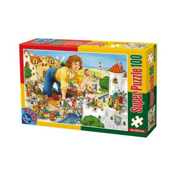 D-TOYS Puzzle Guliverova putovanja - 100 delova