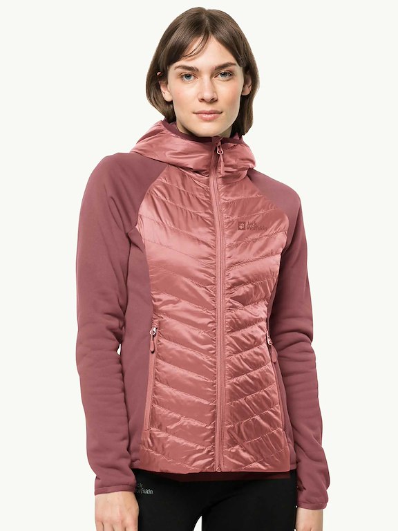 JACK WOLFSKIN Ženska jakna Routeburn Pro Hybrid JW-1710861 roze