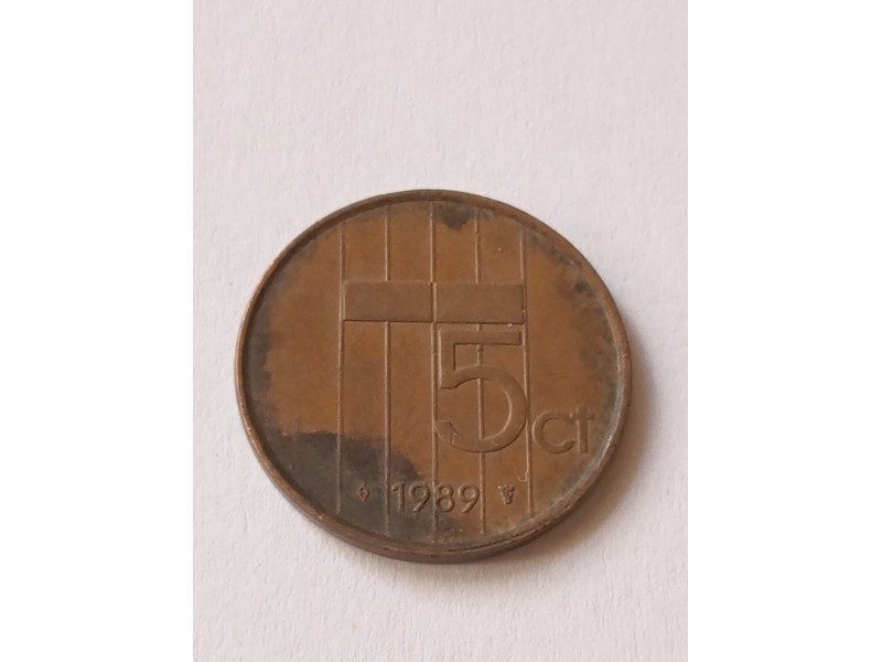 5 Cent 1989.g - Holandija -