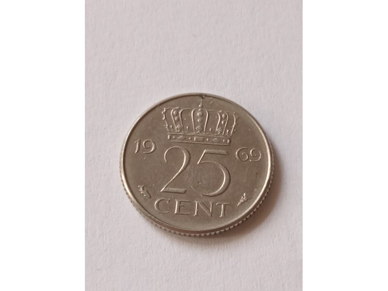 25 Cent 1969.g - Holandija -