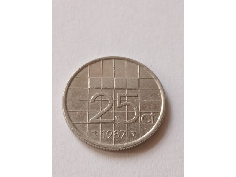 25 Cent 1987.g - Holandija -