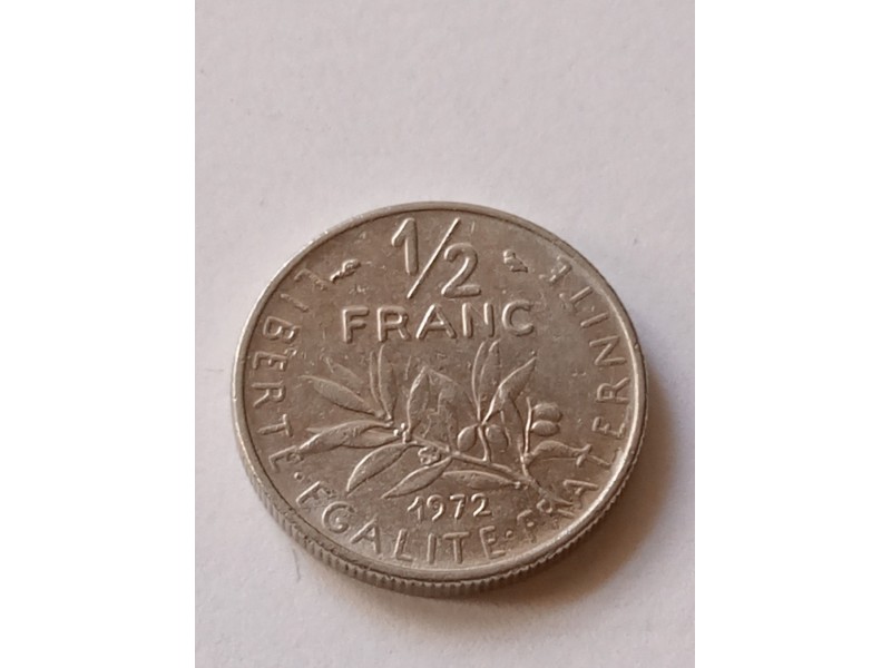 1/2 Franc 1972.g - Francuska -