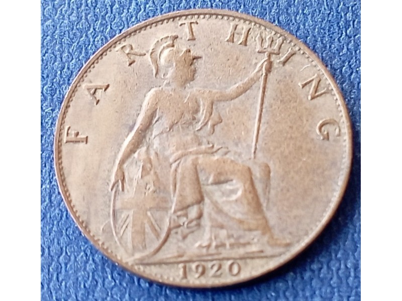 Velika Britanija - 1 farthing - 1920