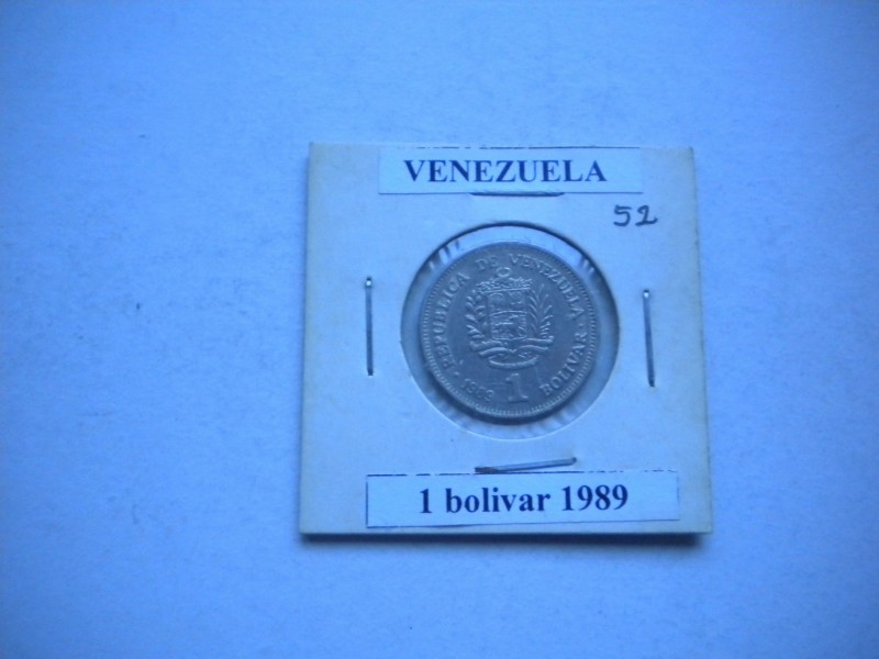 1 BOLIVAR 1989 - VENECUELA