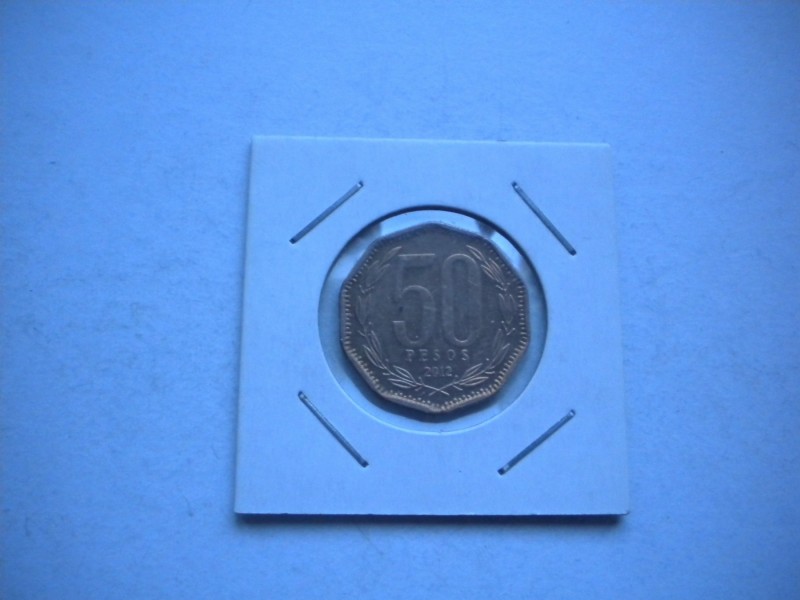 50 PESOS 2012 - CILE