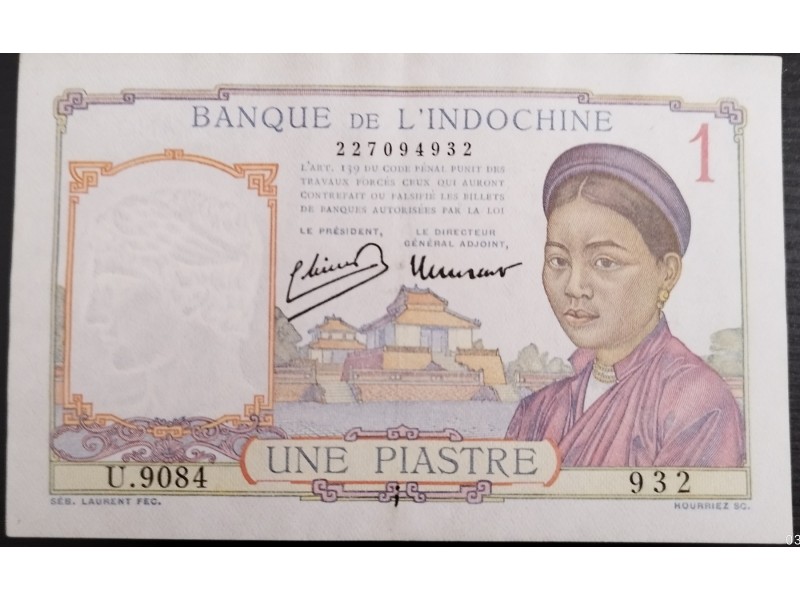 1 piastre Indokina (1932-1949)