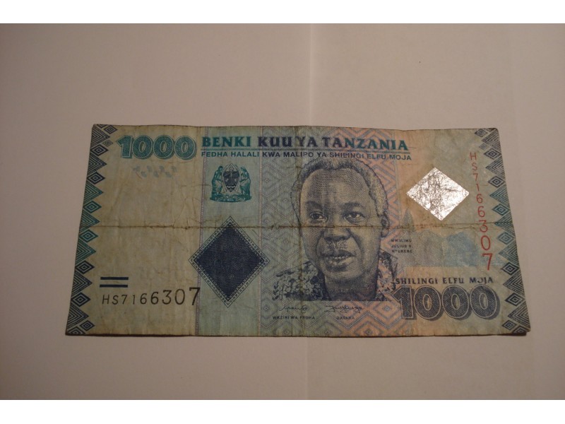 TANZANIJA - 1000 ŠILINGI