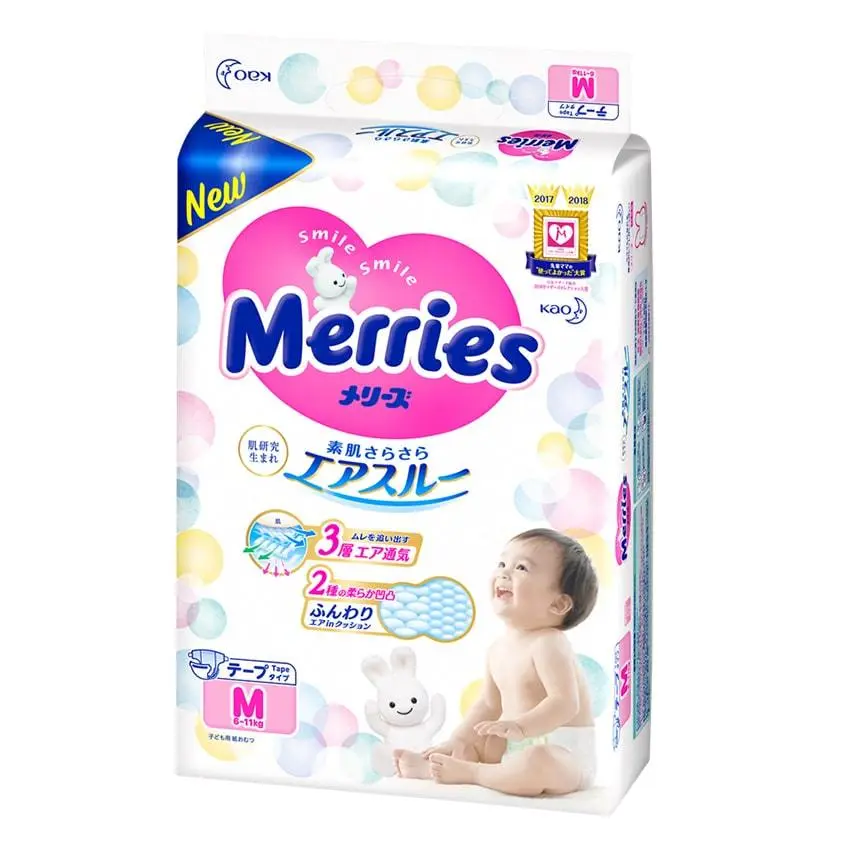 Merries Pelene M, 6-11kg, 54 komada