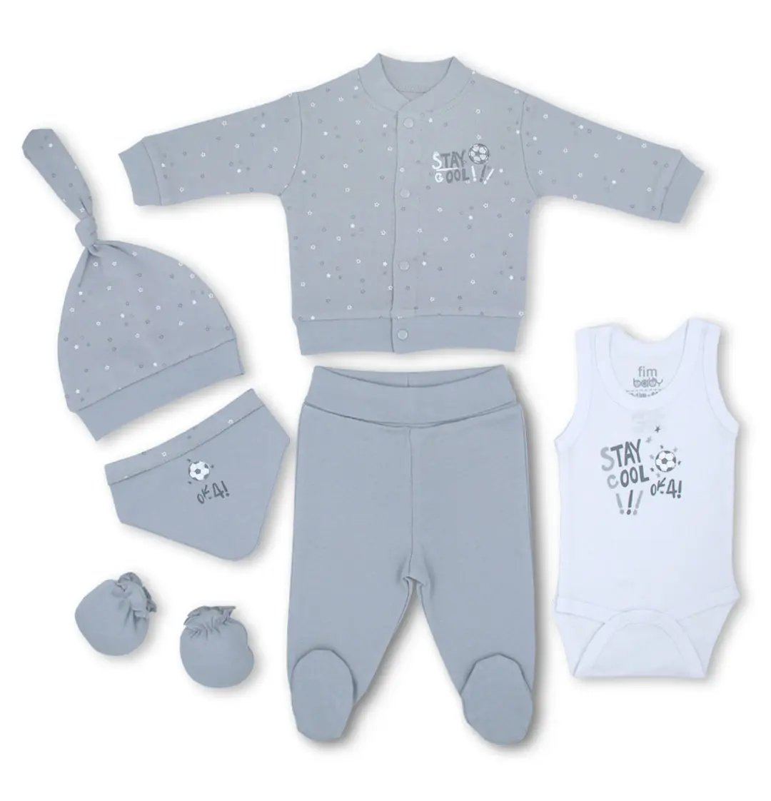 FIM BABY Bebi set 6/1 Stay Cool sivi