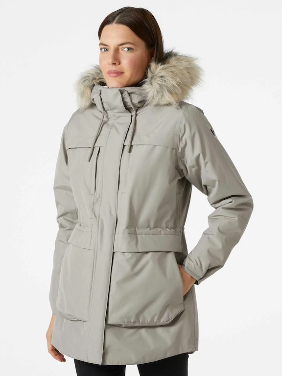 HELLY HANSEN Ženska zimska jakna Coastal Parka, Siva