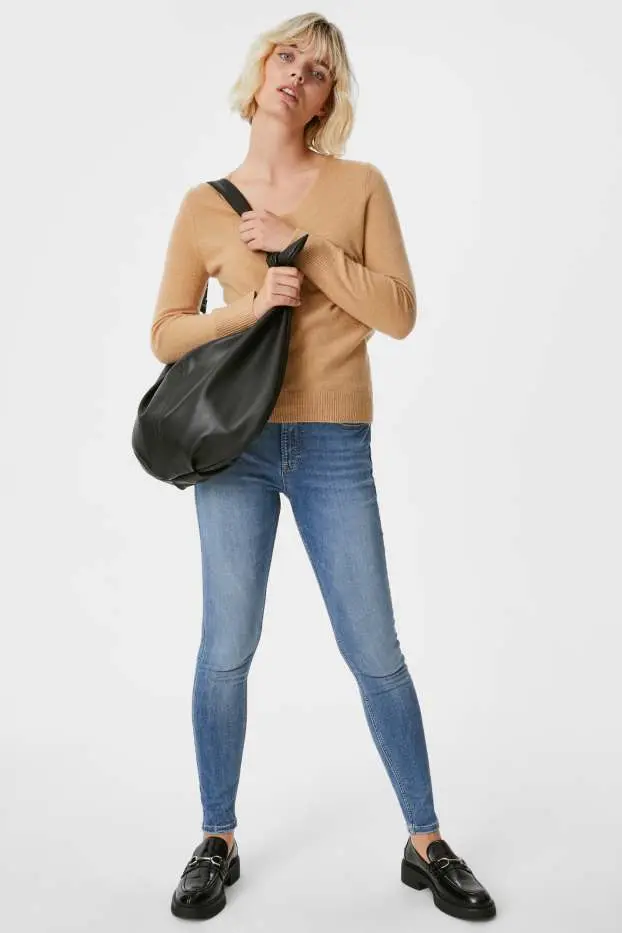 C&A Ženske farmerke, Skinny Fit, Teksas, Plave