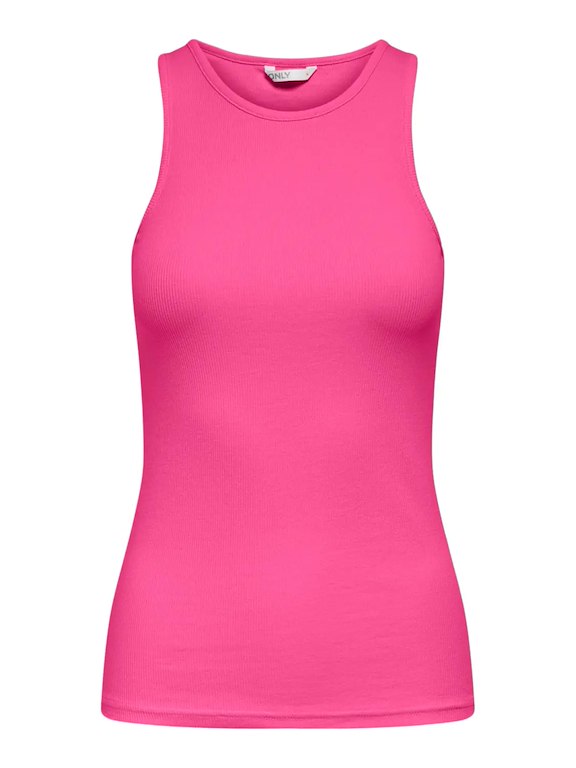 ONLY Ženska majica ONLKENYA RIB TANK TOP JRS NOOS roze