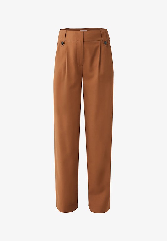 MEXX Ženske mornarske široke pantalone kamel