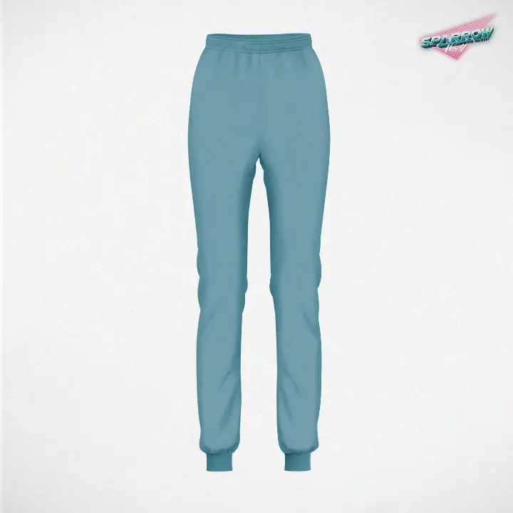 SPARROW Ženski donji deo trenerke Normal denim-plavi
