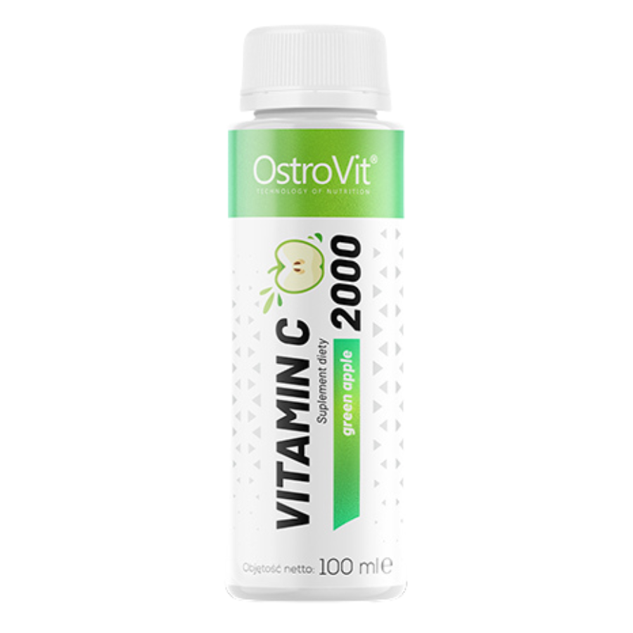 OSTROVIT VITAMIN C 2000MG SHOT, 100ml, Green Apple