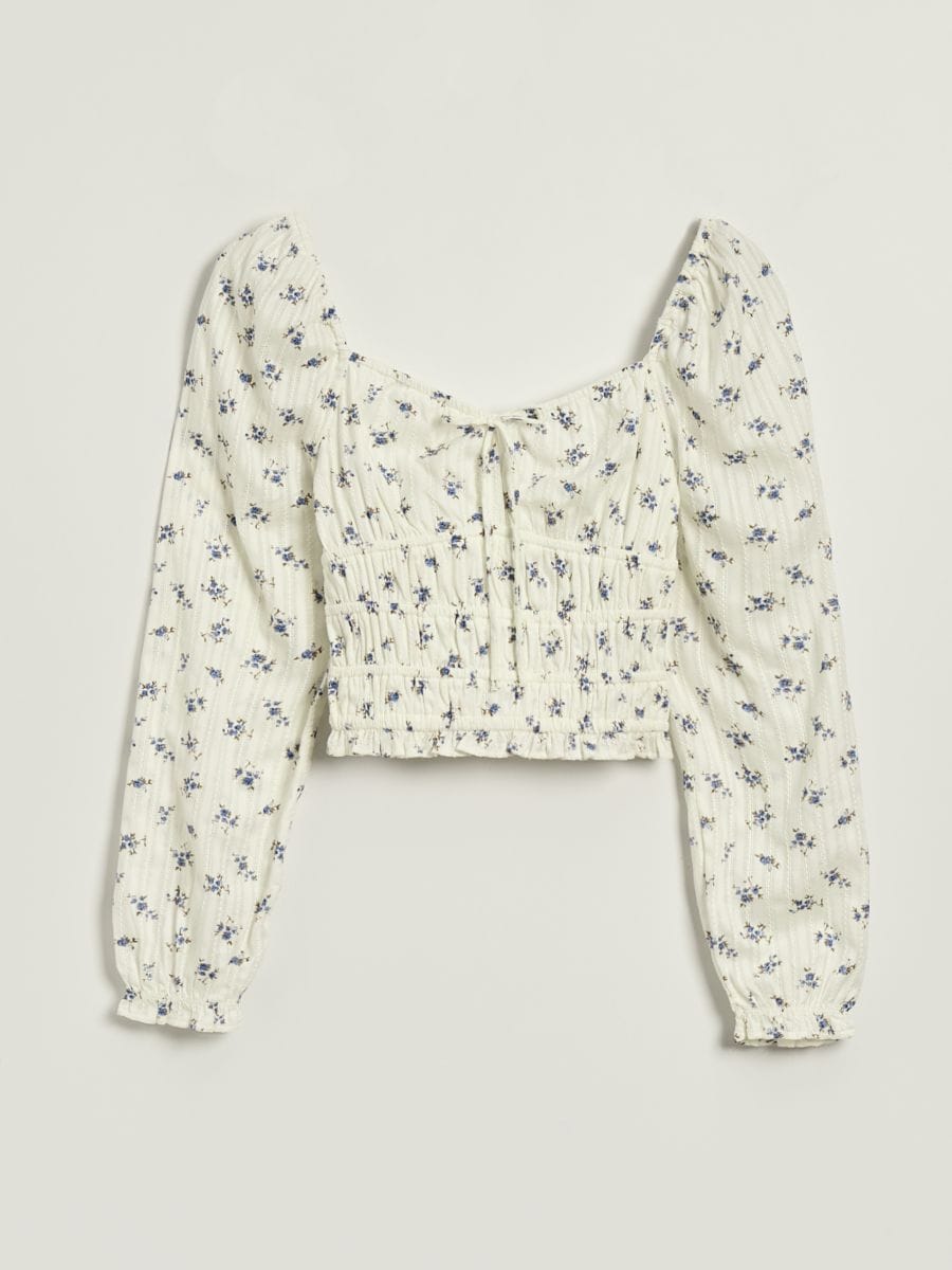 Bluza sa puf rukavima