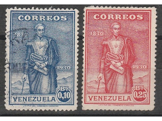 Venecuela, Venezuela-1930-Simon Bolivar