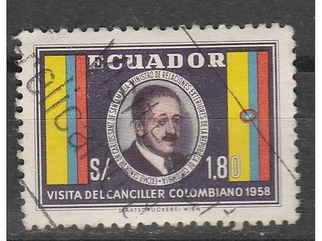 Ecuador, Ekvador - 1958 - Carlos Sanz de Santamaria