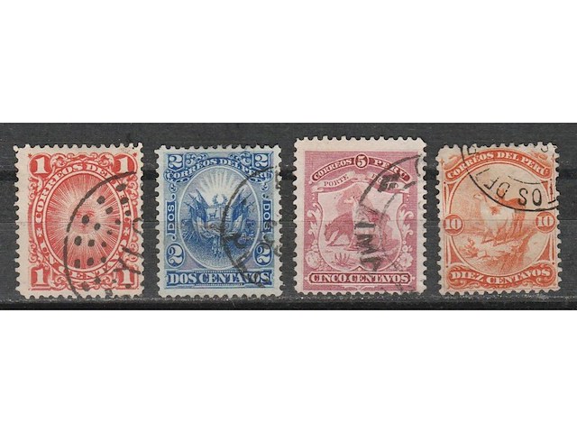 Peru - 1895 - Definitives