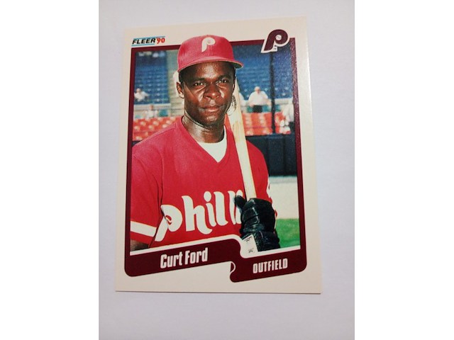 Kartica baseball fleer 90 Curt Ford 557