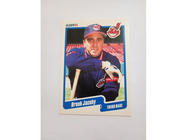 Kartica baseball fleer 90 Brook Jacoby 493