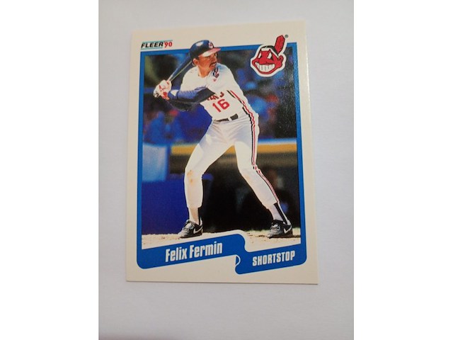 Kartica baseball fleer 90 Felix Fermin 492