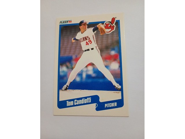 Kartica baseball fleer 90 Tom Candiotti 488