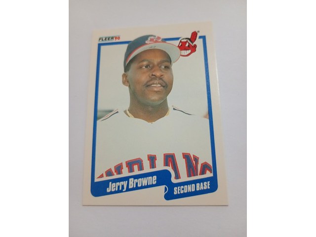 Kartica baseball fleer 90 Jerry Browne 487