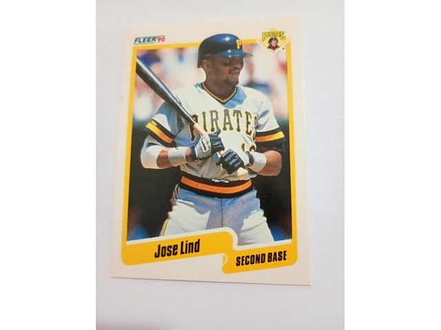 Kartica baseball fleer 90 Jose Lind 474