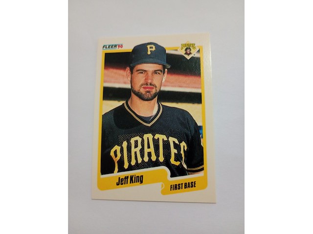 Kartica baseball fleer 90 Jeff King 469